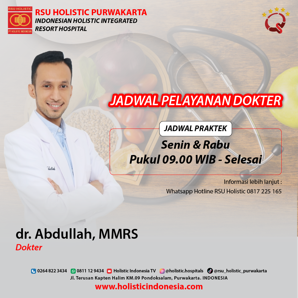 Jadwal Dokter RS Holistic
